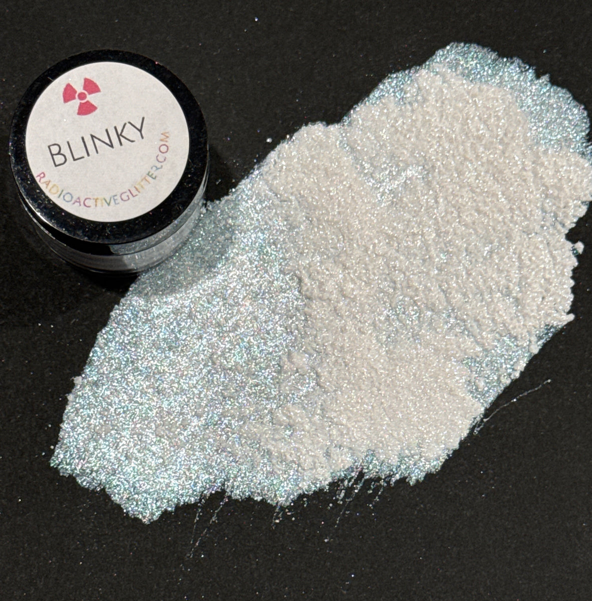 G0421.1 Blinky Ghost Mica – Radioactive Glitter