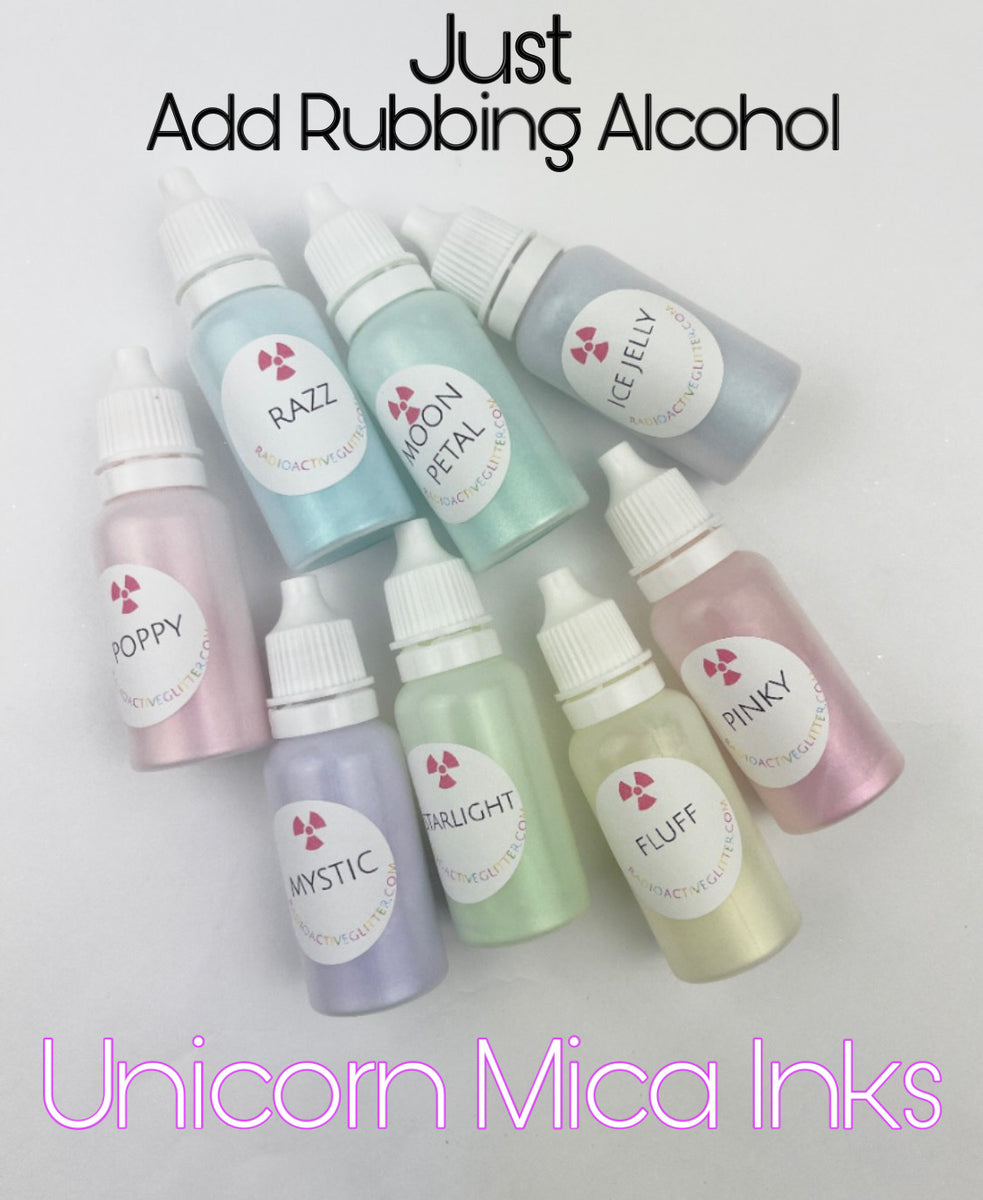 Unicorn Mica Ink Set – Radioactive Glitter