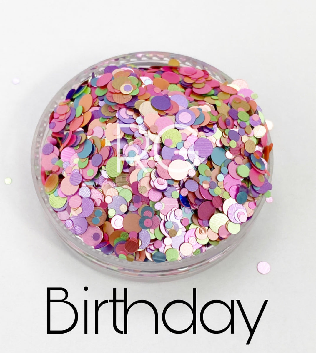 G0732 Birthday – Radioactive Glitter